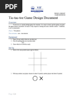 Tic Tac Toe Game Instructions and Rules | PDF