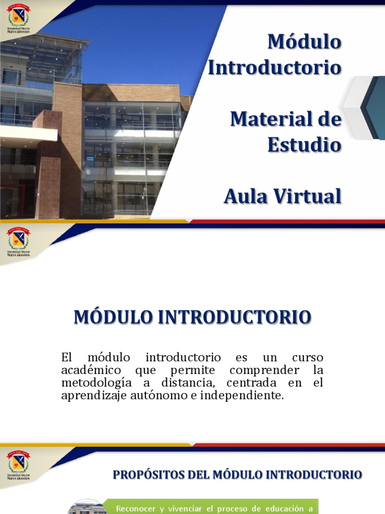 Módulo Introductorio MATERIAL ESTUDIO Y AULA | PDF | Salón de clases | Moodle