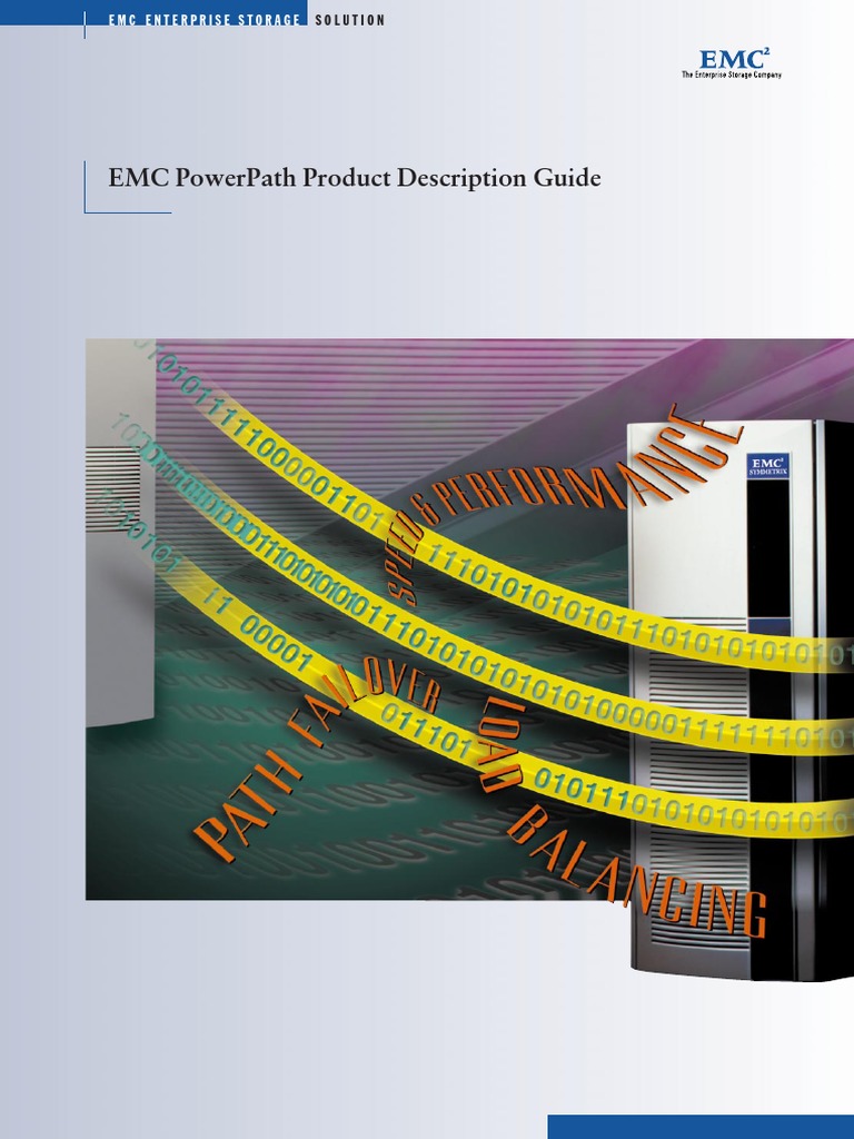 Emc Powerpath Product Description Guide | PDF | Network Topology | Load Balancing (Computing)