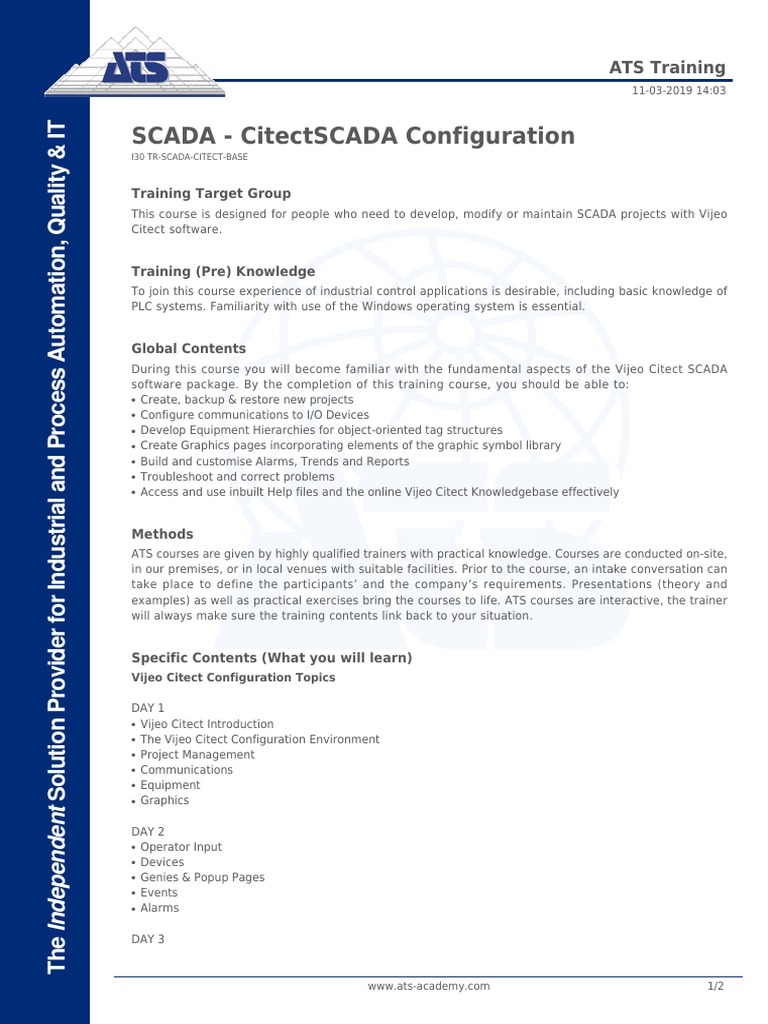 Scada Citectscada Configuration Pdf Scada Computer Programming 