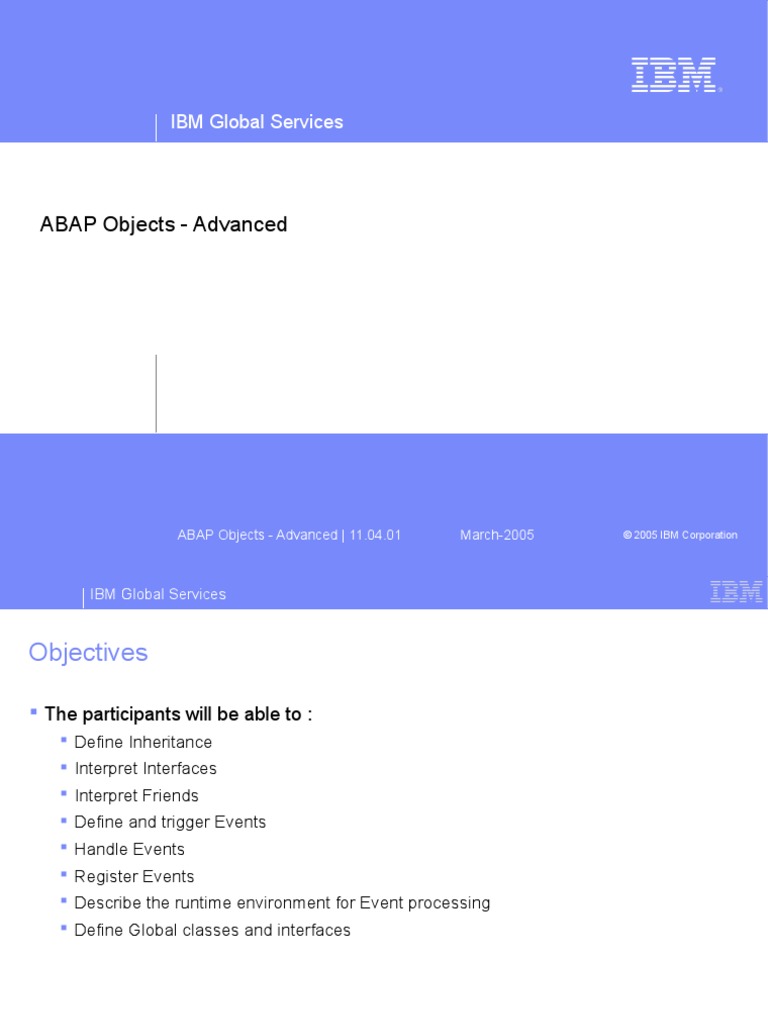 Chapter 02abap Objects Advanced Pdf Inheritance Object Oriented Programming Class 9172