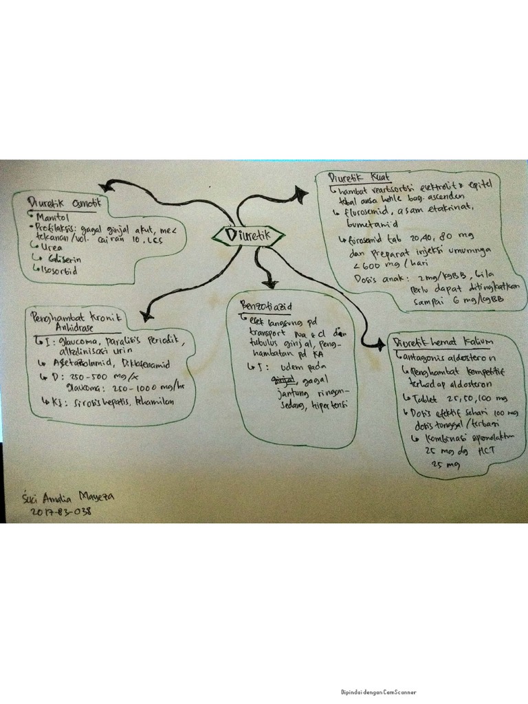 Mind Mapping Terapi (Farmakologi) | PDF