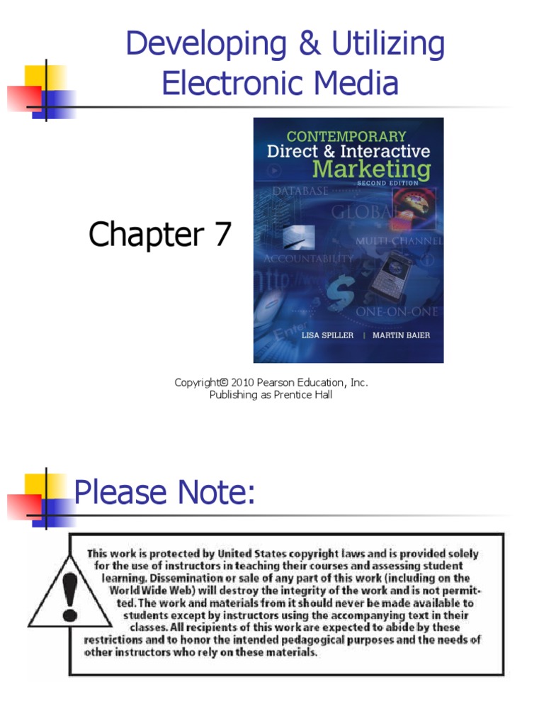 Developing & Utilizing Electronic Media: Publishing As Prentice Hall ...