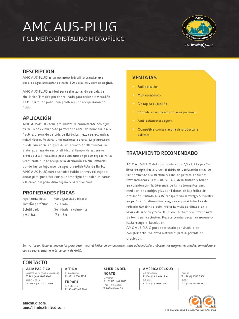 Amc Aus-Plug PDF | PDF | Agua | Física Aplicada e Interdisciplinaria