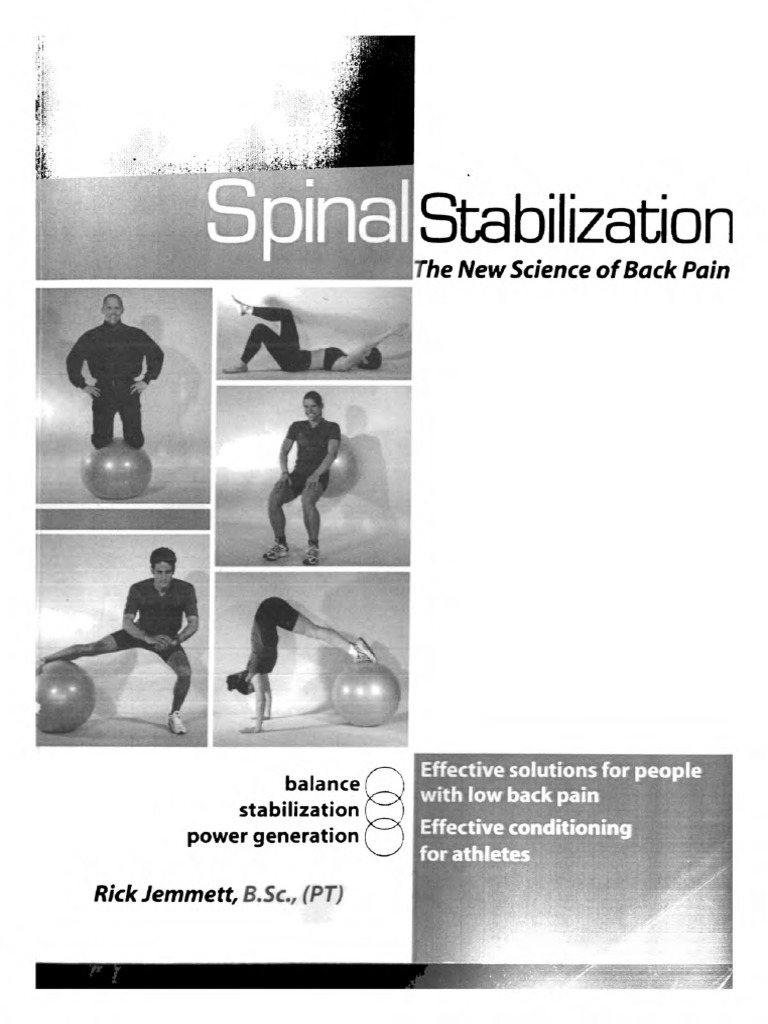 Spinal Stabilization The New Science of Back Pain | PDF