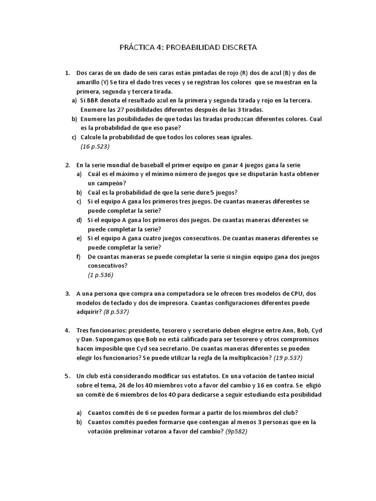 Practicas Prob Dis 2 | PDF | Puente de contrato | Probabilidad