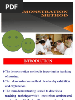 Demonstration Method of Teaching | PDF | Lesson Plan | Teachers
