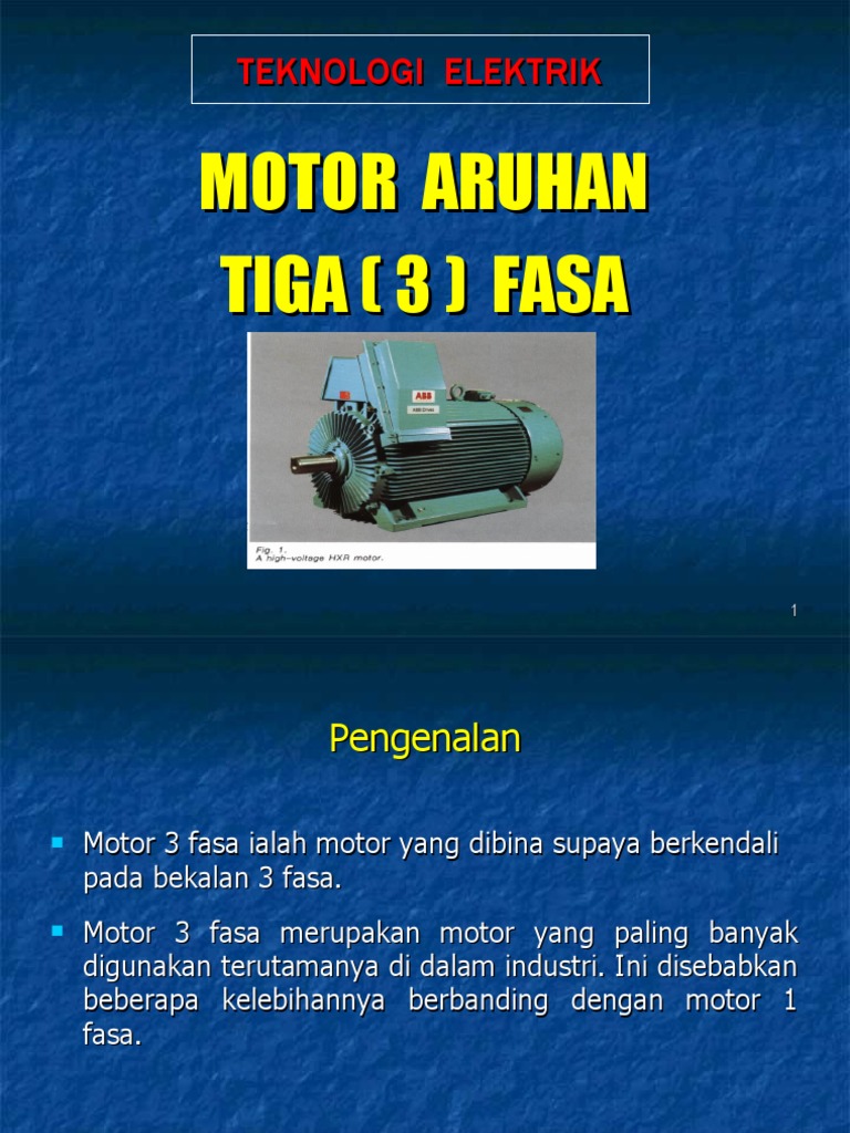Bab 5 Motor Au 3 Fasa | PDF