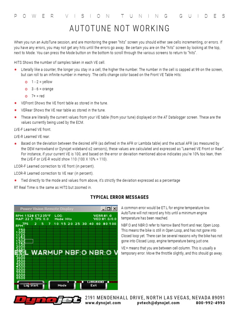AutoTune Troubleshooting Guide | PDF | Electrical Engineering | Nature