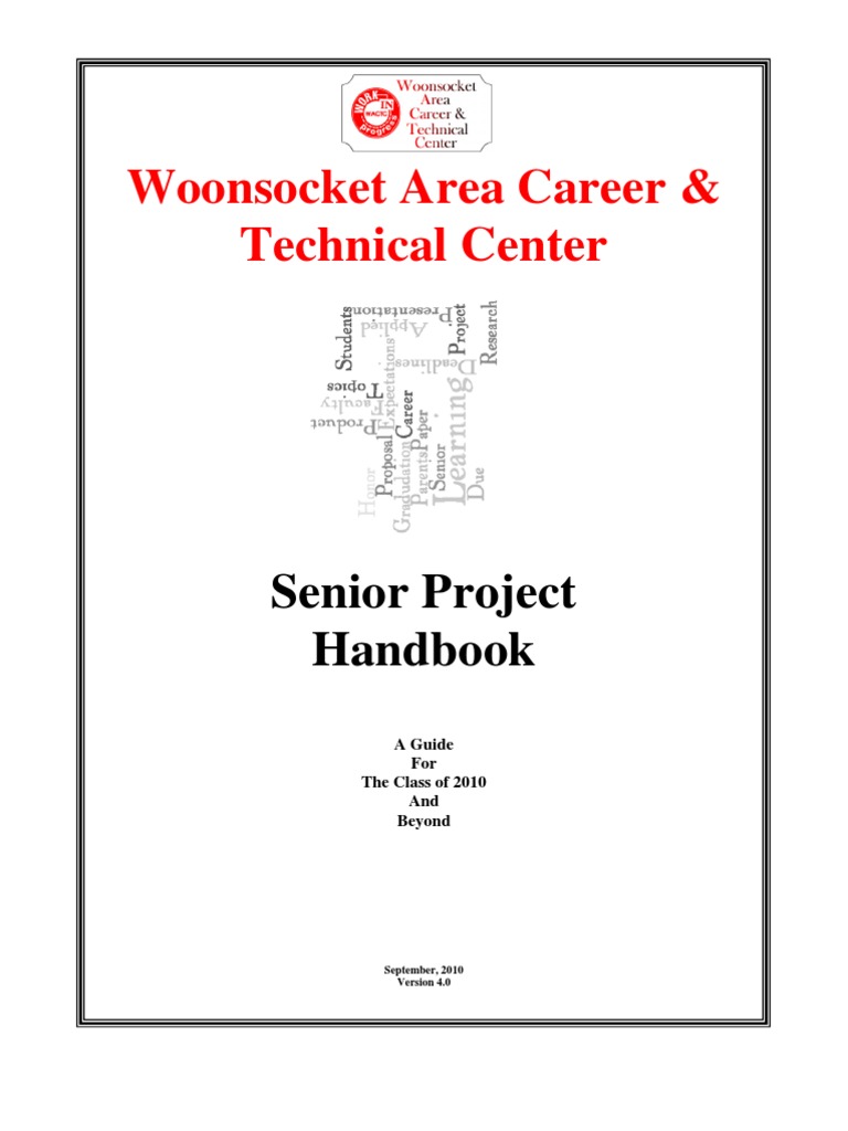 WACTC SR Project Handbook | PDF | Rubric (Academic) | Learning