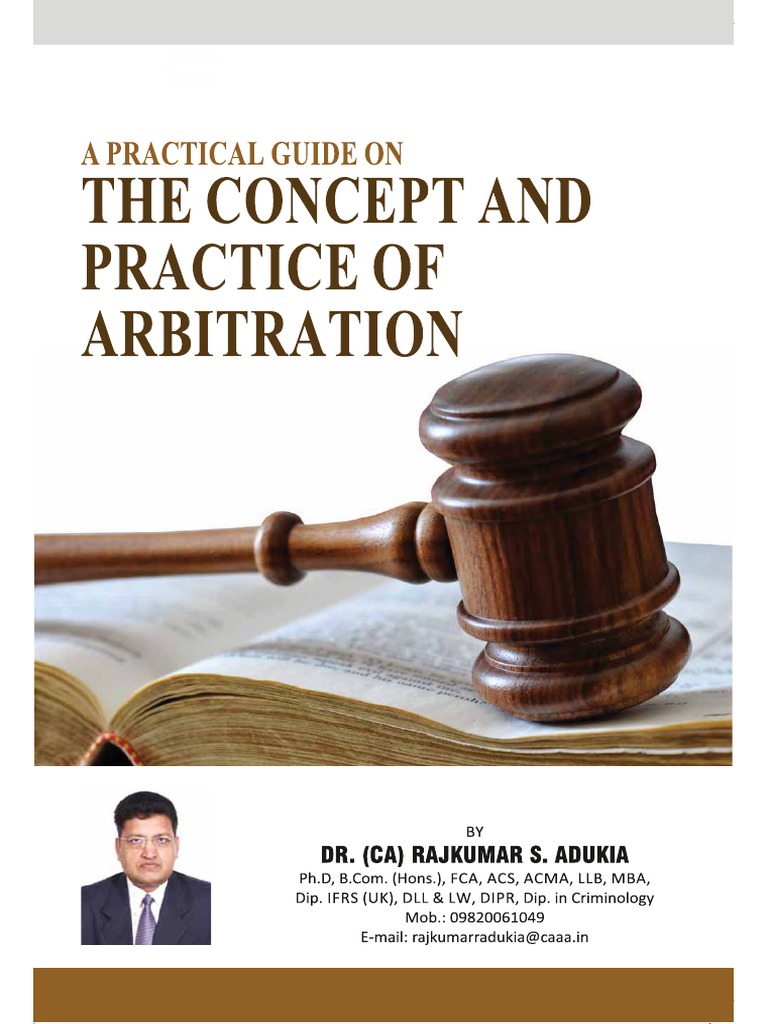 Arbitration BOOK | PDF | Alternative Dispute Resolution | Mediation