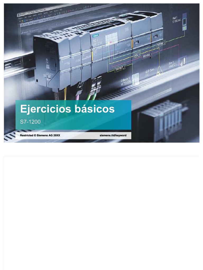 Ejercicios Basicos S7-1200 TIA PORTAL V14 | PDF | Informática ...