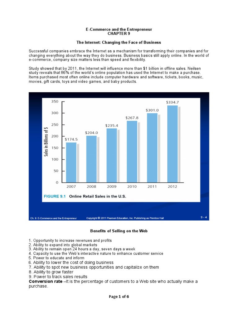 E-Commerce and The Entrepreneur | PDF | E Commerce | Online Shopping