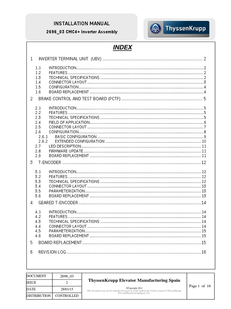 1.4.6. Inverter Control Boards - CMC4+ - Ed2 | PDF | Power Supply ...
