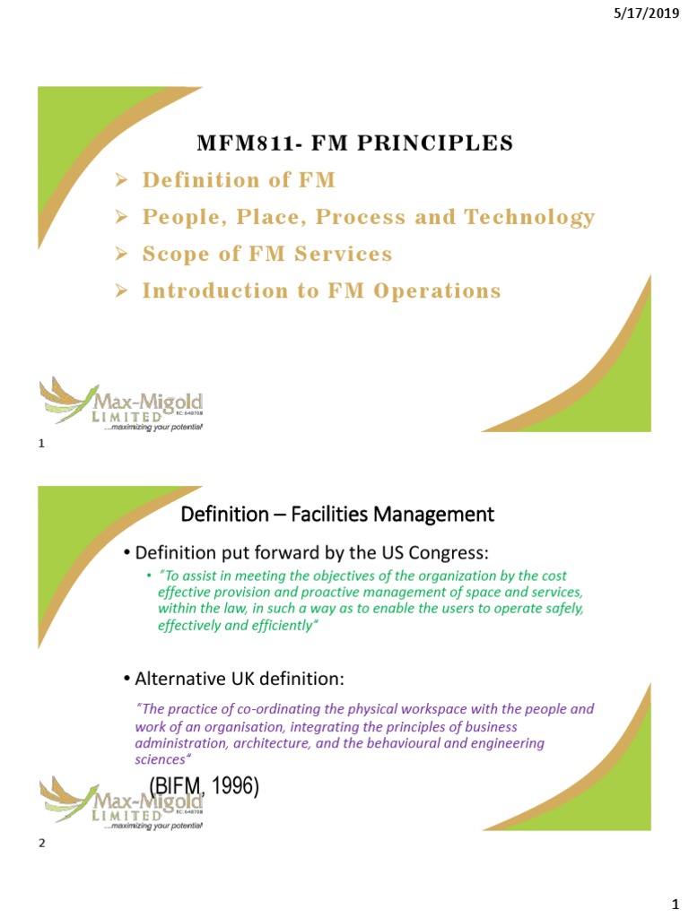 MFM 811 FM Principles Lecture Notes | PDF | Strategic Management ...