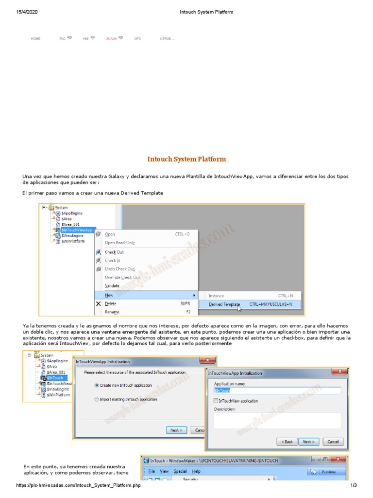 Intouch System Platform 4 PDF | PDF | Informática | Informática y tecnología de la información