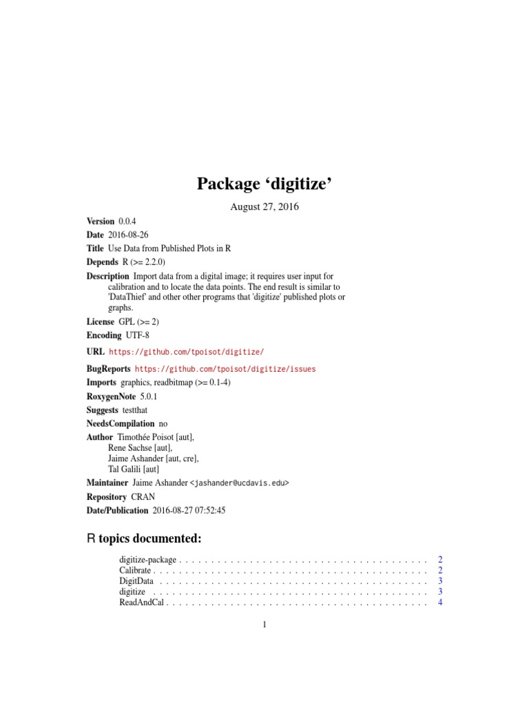 Digitize | PDF | Cartesian Coordinate System | Data