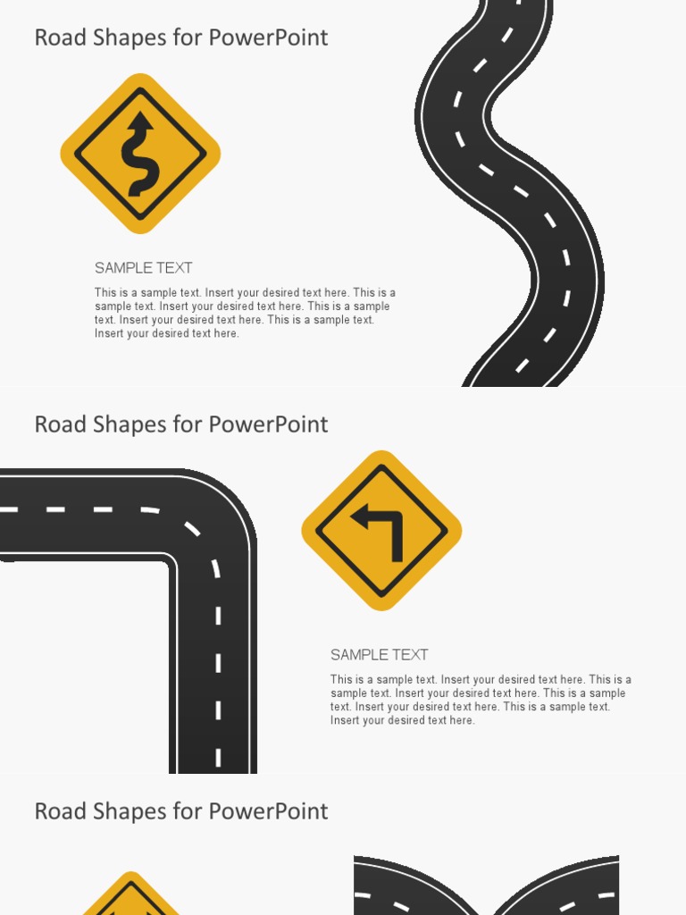 6935 01 Road Shapes Template | PDF