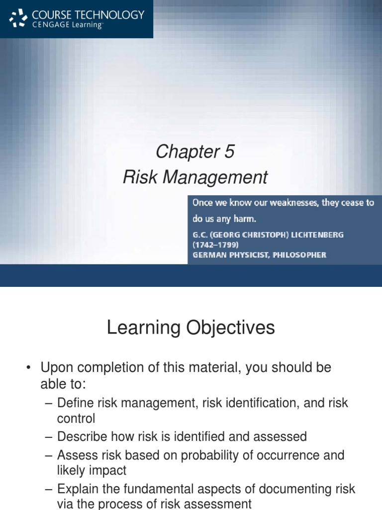 Chapter 5 | PDF | Risk Management | Vulnerability (Computing)