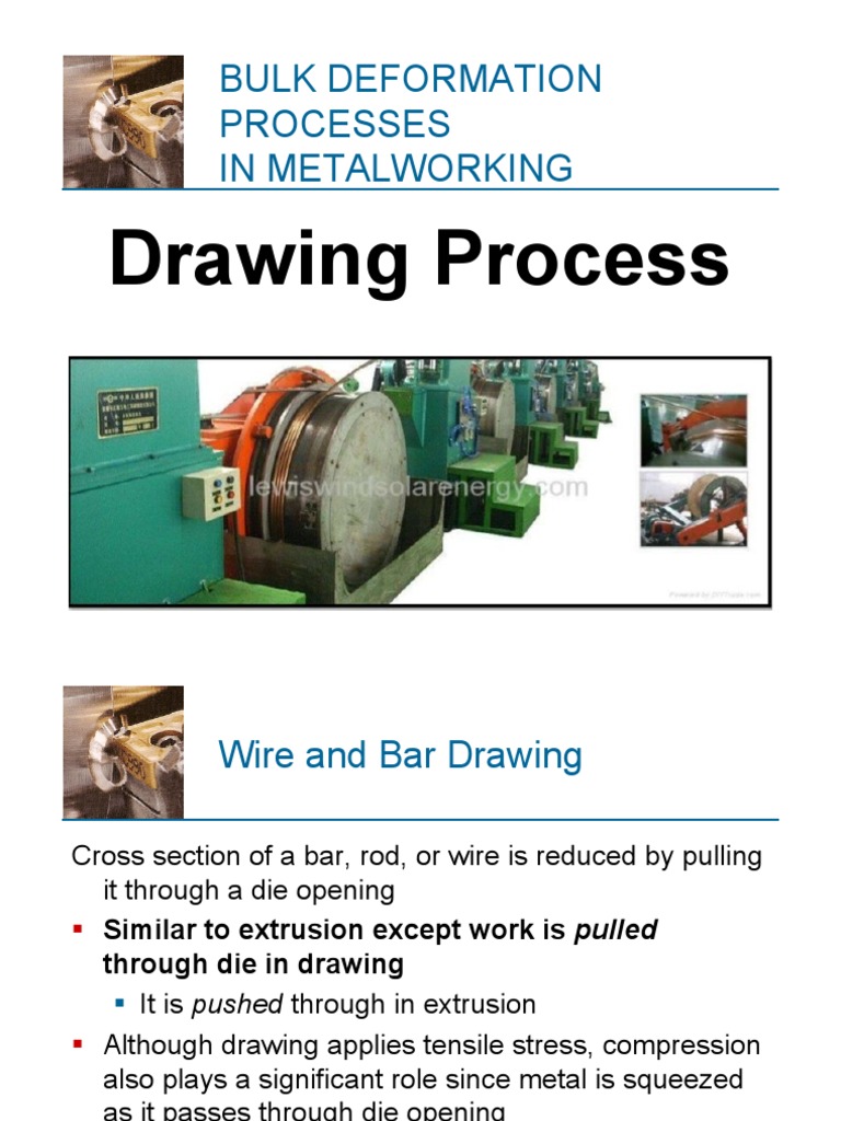 Drawing Process | PDF | Wire | Manufactured Goods