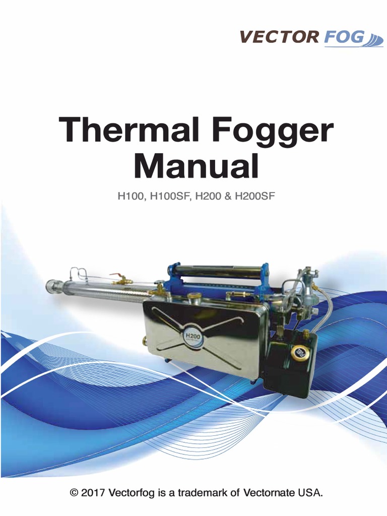 Thermal Fogger Manual: Vector | PDF | Carburetor | Valve