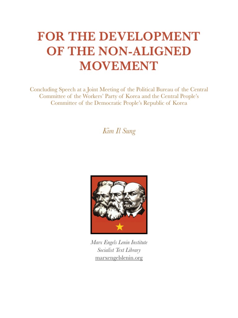 For The Development of The Non-Aligned Movement | PDF | Non Aligned ...