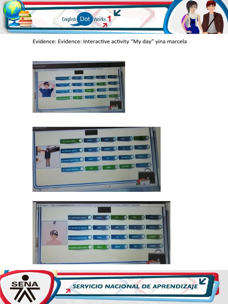 Interactive Activity "My Day" | PDF
