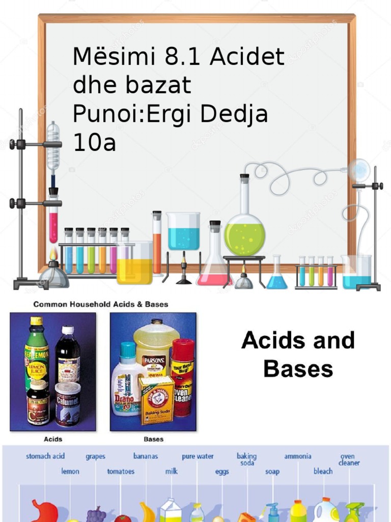 Acidet Dhe Bazat Ergi Dedja Xa | PDF