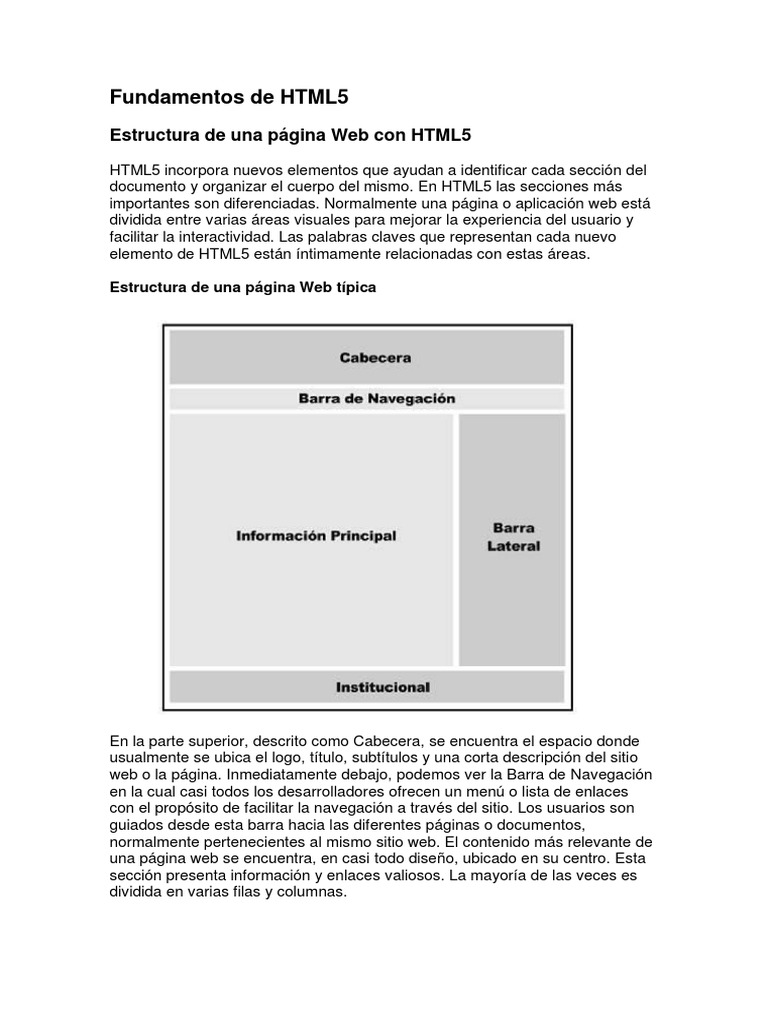 Fundamentos html5 PDF | PDF | Hipervínculo | HTML