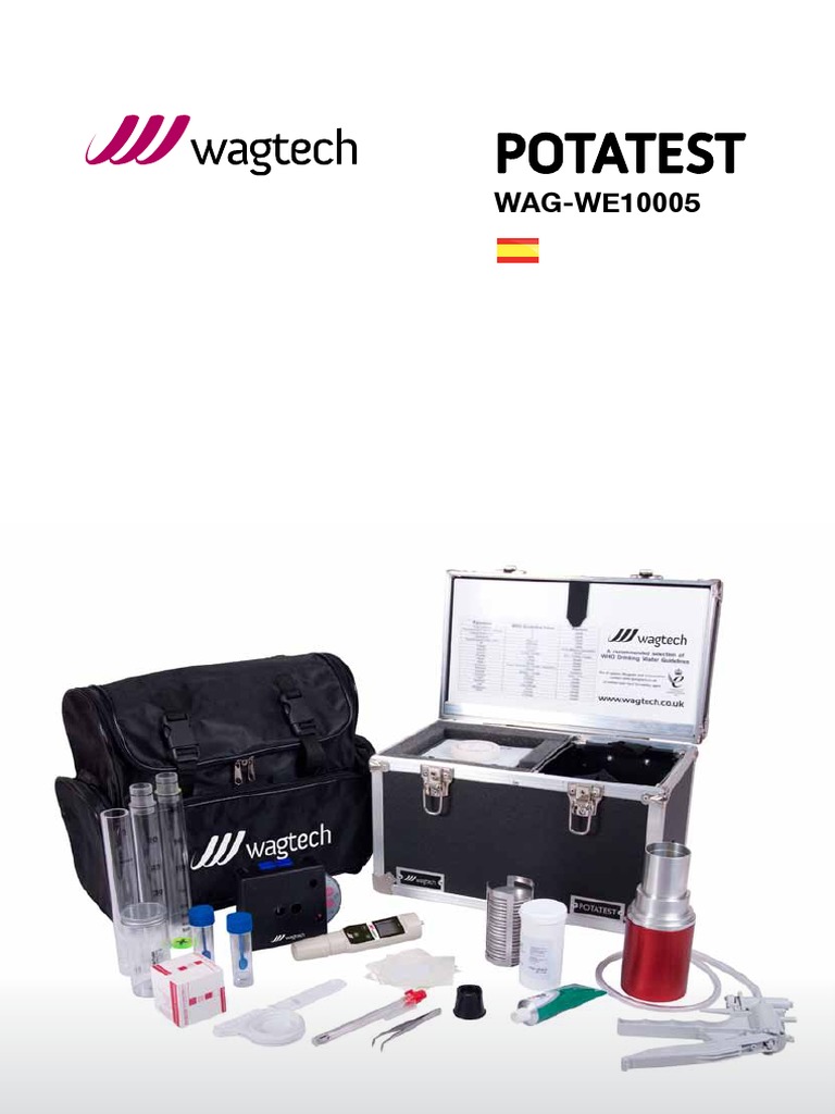 Potatest Manual WE10005 ES - LR PDF | PDF | Laboratorios | Agua