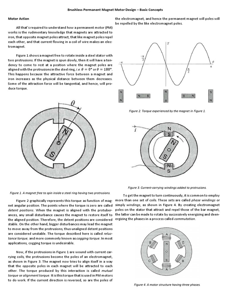 Basic Concepts | PDF | Electric Motor | Magnet