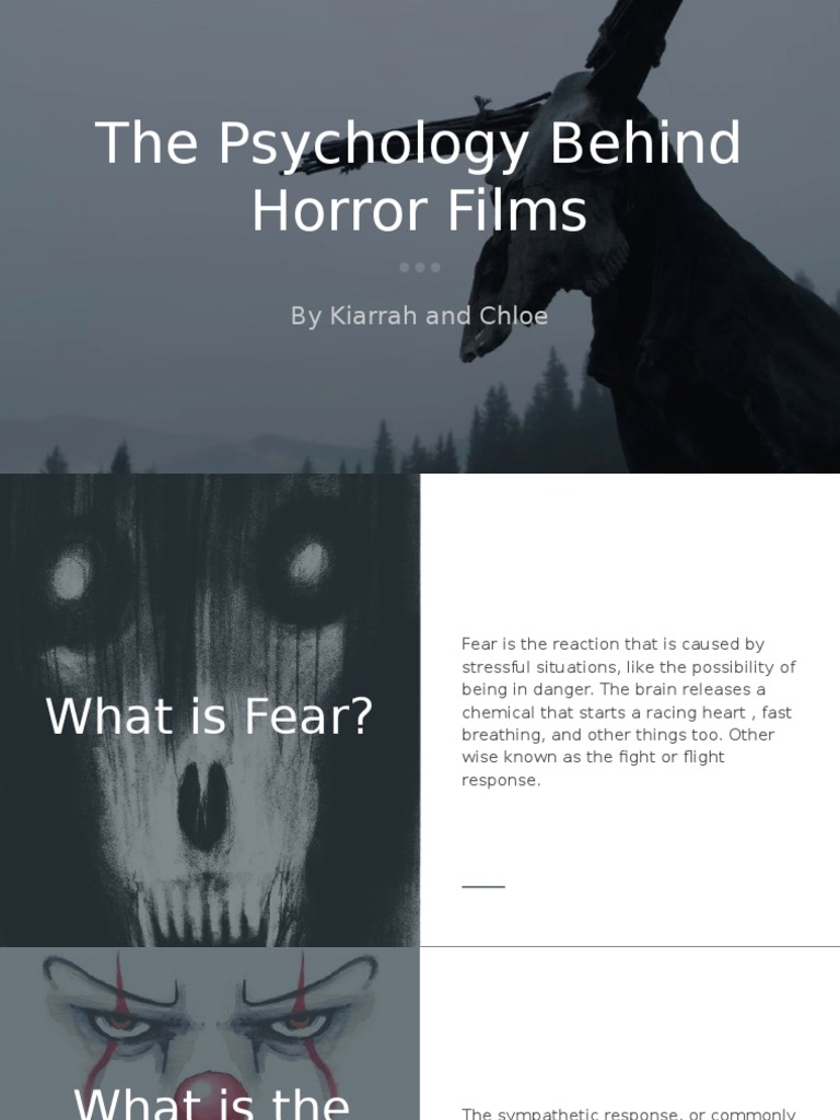 Psychology of Horror Films Explained | PDF | Fear | Fight Or Flight ...