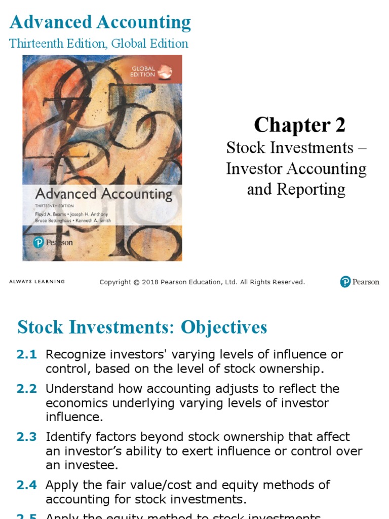 Advanced Accounting: Stock Investments - Investor Accounting and ...