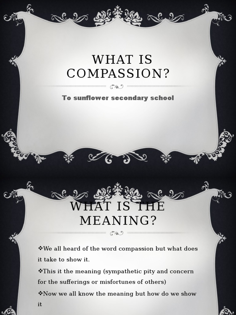 Understanding Compassion and Its Meaning | PDF