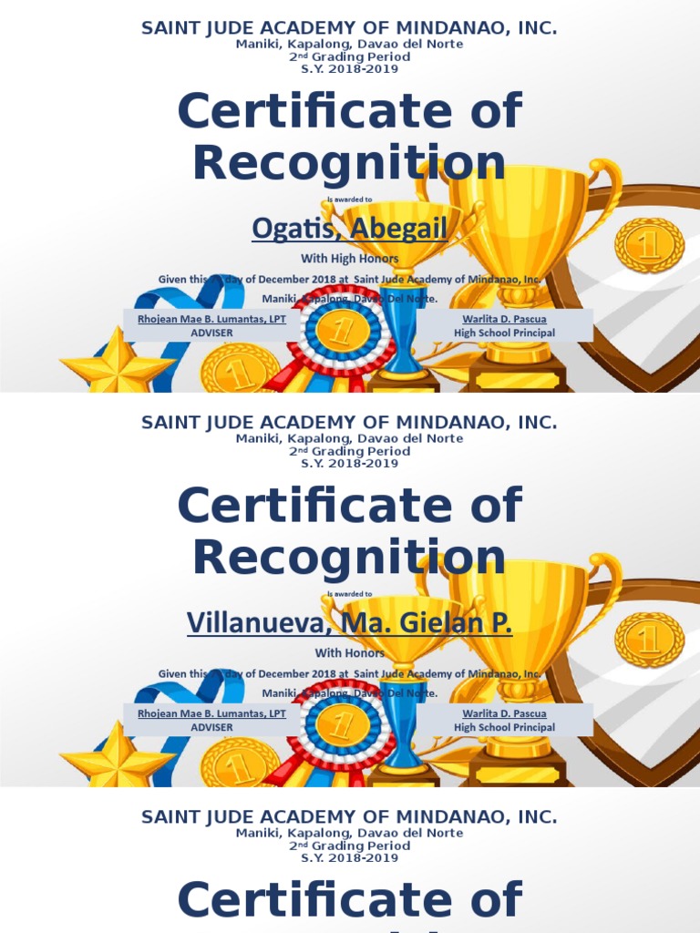 Ignatius 2nd Recognition | PDF | Mindanao