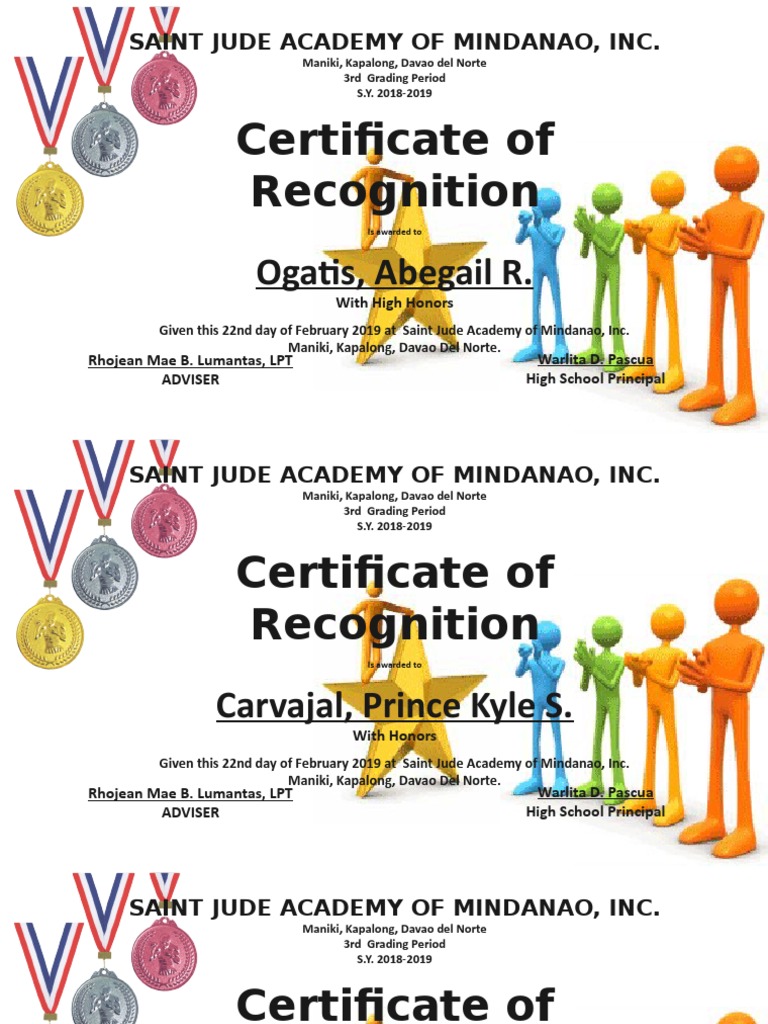 Ignatius 3rd Recognition | PDF | Mindanao