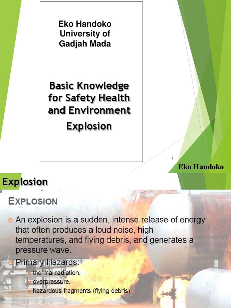 Hazard Explosion PDF | PDF | Explosion | Combustion