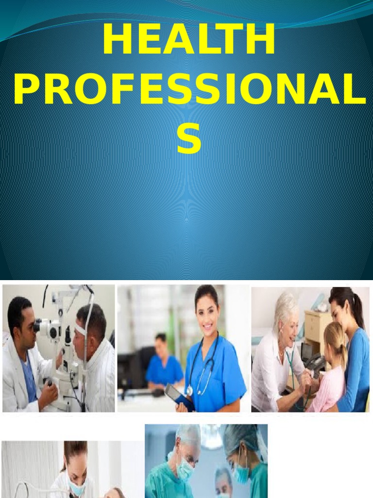 Health Professionals | PDF | Self-Improvement
