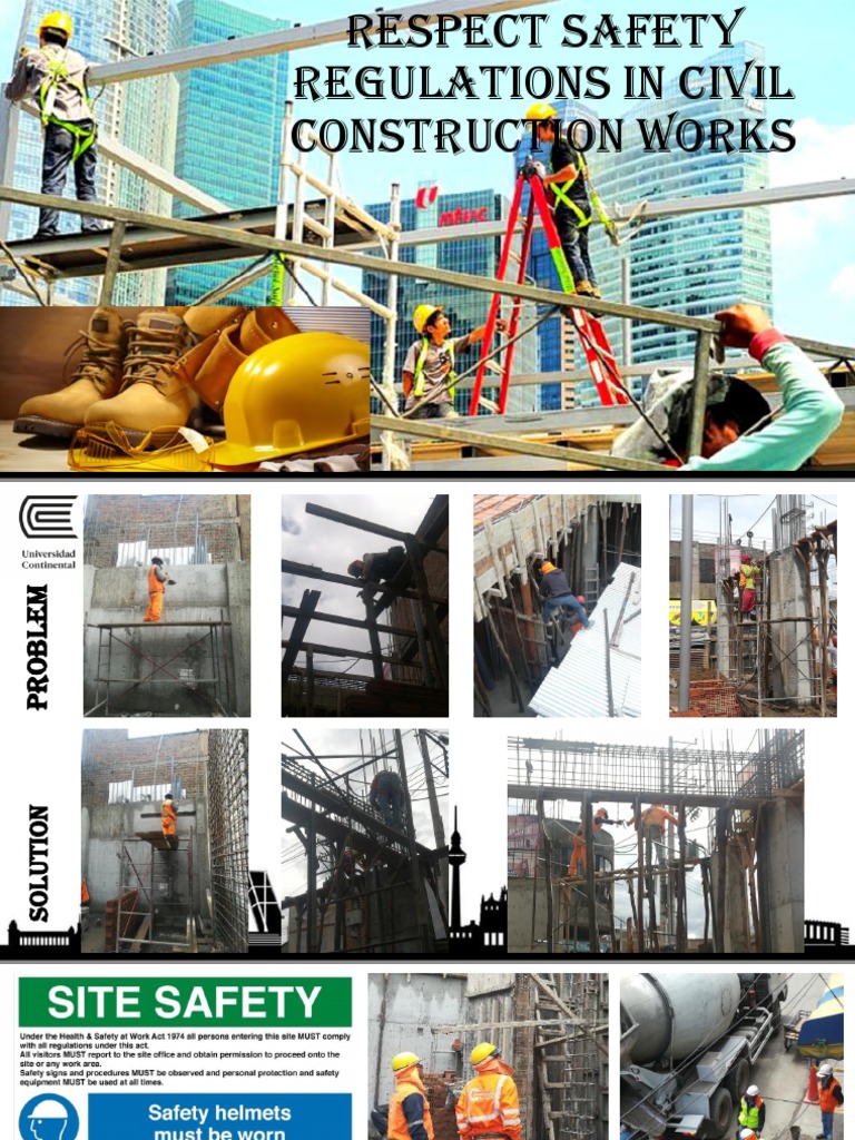 Respect Safety Regulations in Civil Construction Works | PDF