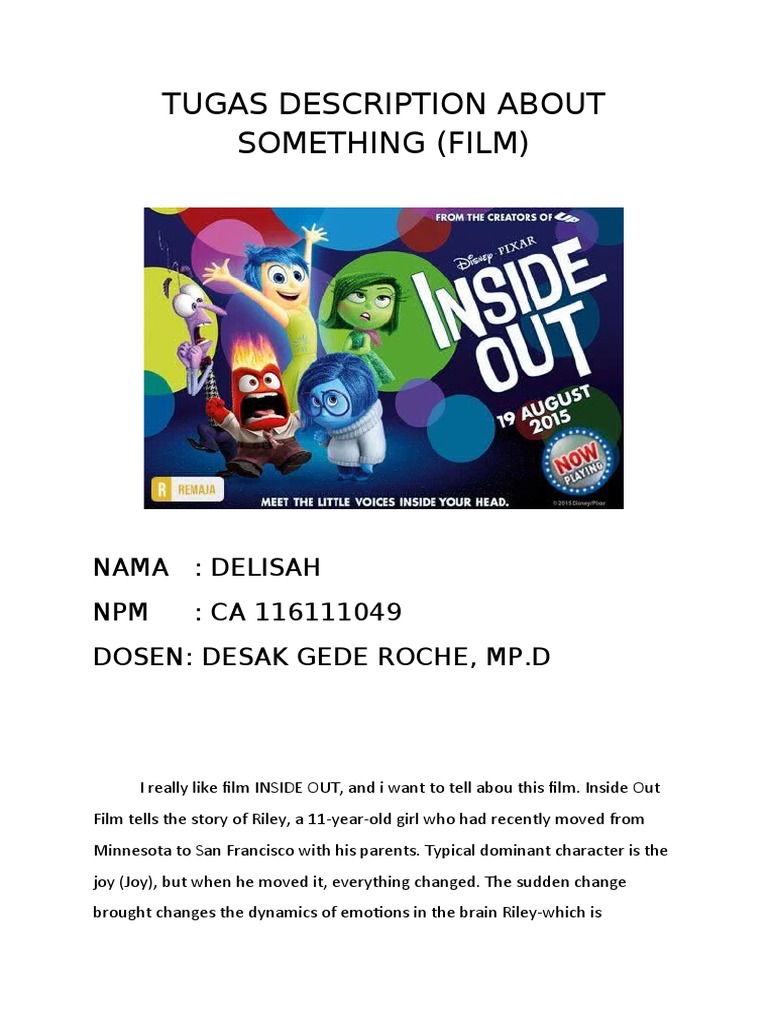 Inside Out Film Analysis & Themes | PDF | Subjective Experience ...