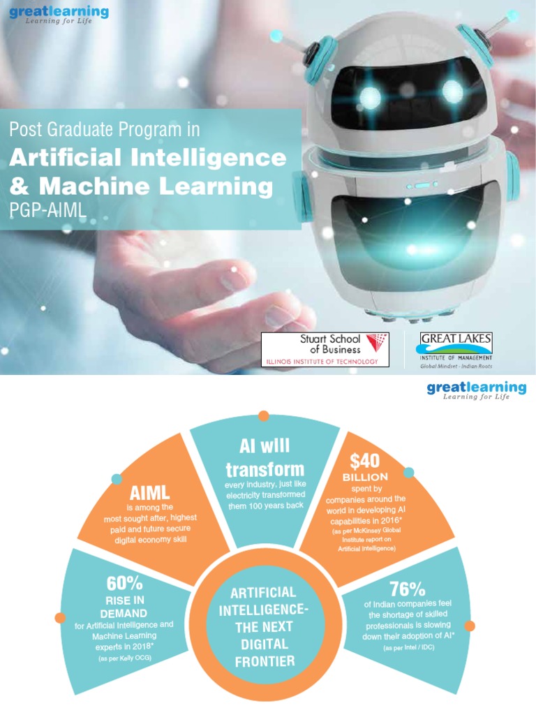 Artificial Intelligence Machine Learning Program Brochure PDF | PDF ...