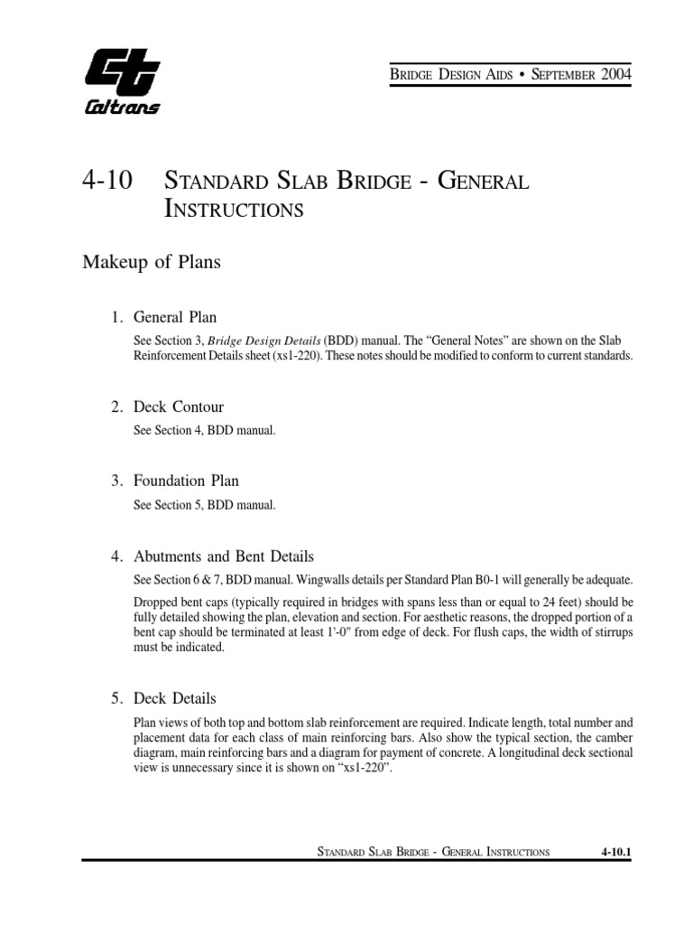 Bda - 4 Caltrans | PDF | Deep Foundation | Bridge