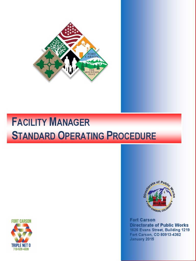 Sop Facility Manager | PDF | Emergency | Recycling