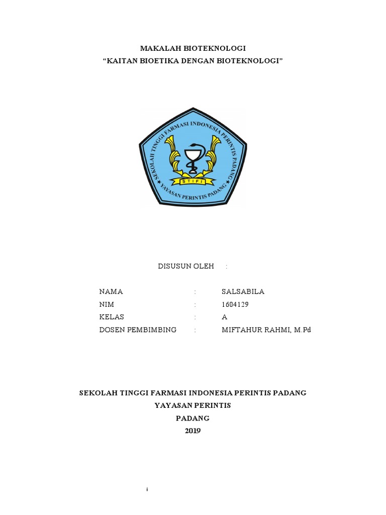 Kaitan Bioetika Dan Bioteknologi Pdf