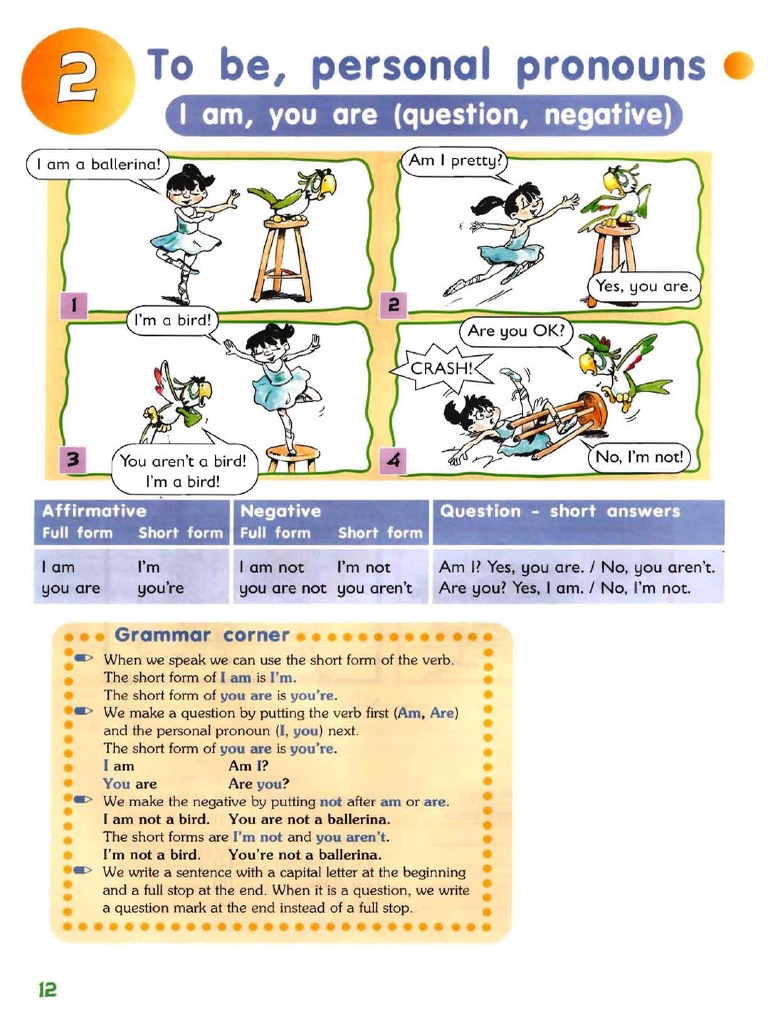 Personal Pronouns and Verb Forms Guide | PDF | Communication | Syntax