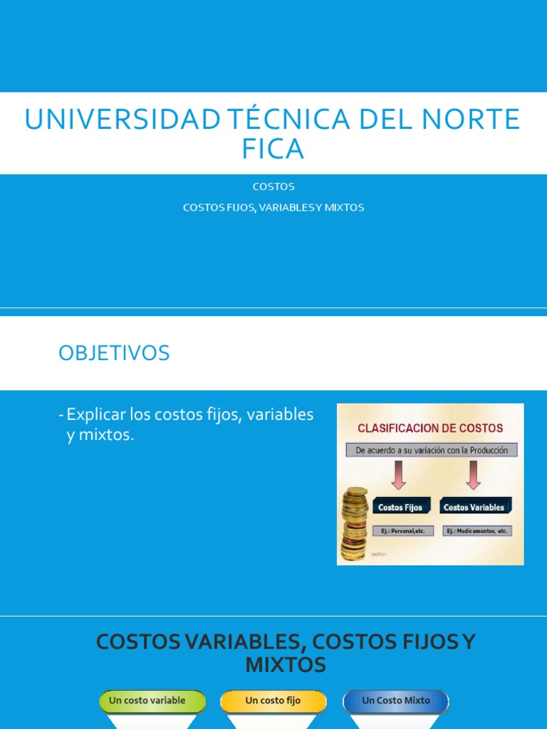 Costos Fijos Variables y Mixtos Con Ejemplos | PDF | BMW | Economias