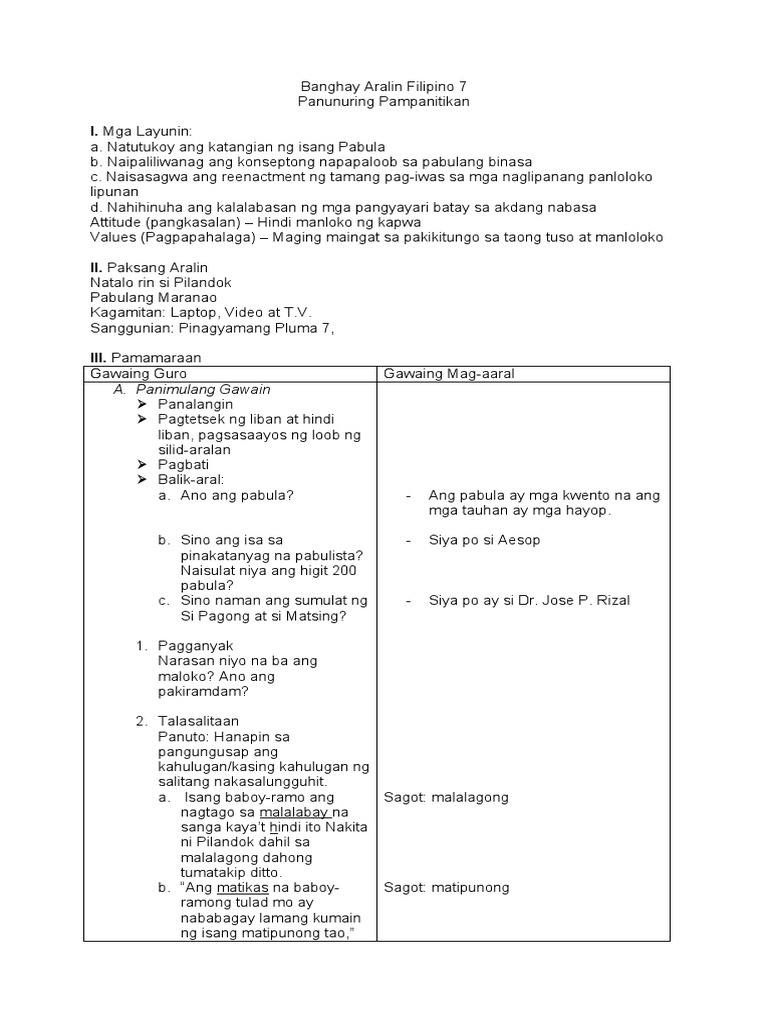 Pilandok LP | PDF