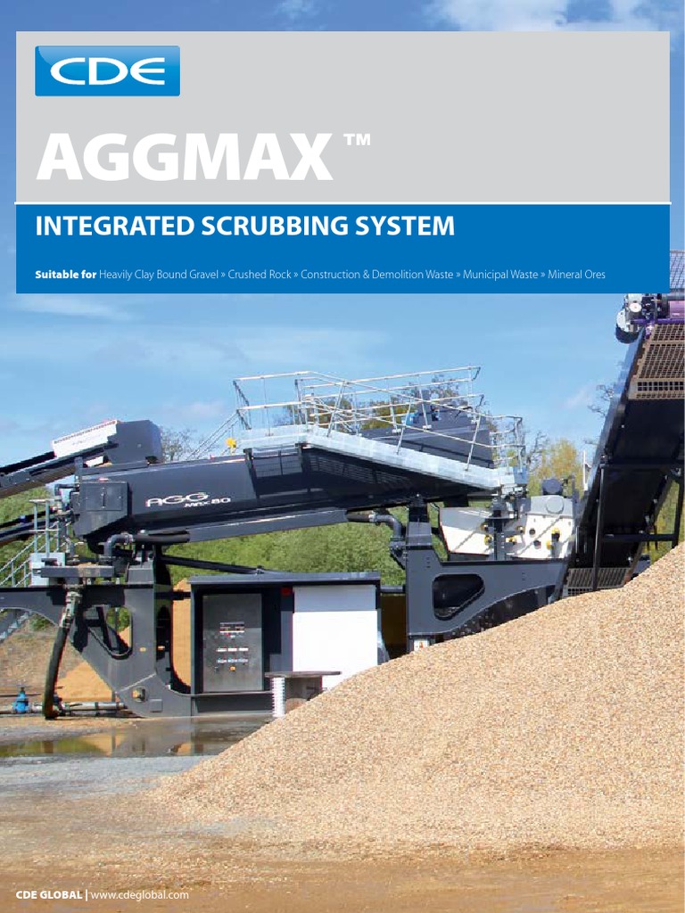Aggmax: Integrated Scrubbing System | PDF | Bearing (Mechanical ...