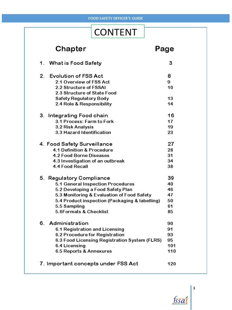 Food Safety Officer's Comprehensive Guide | PDF | Food Safety ...