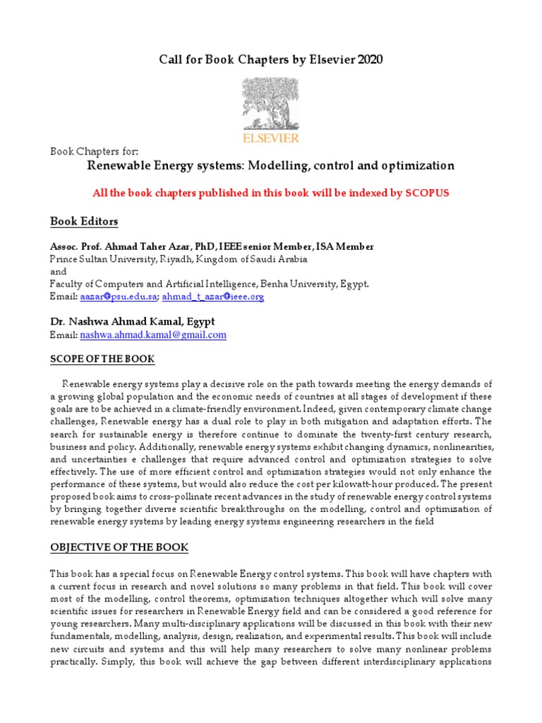 Call For Chapters - RES - V2 PDF | PDF | Science & Mathematics ...